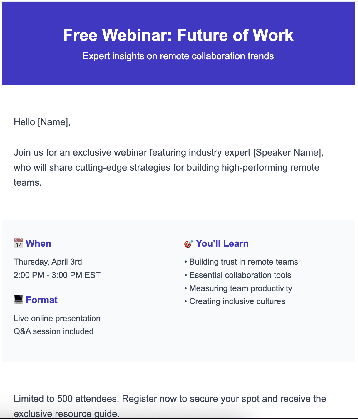 HTML Email Templates