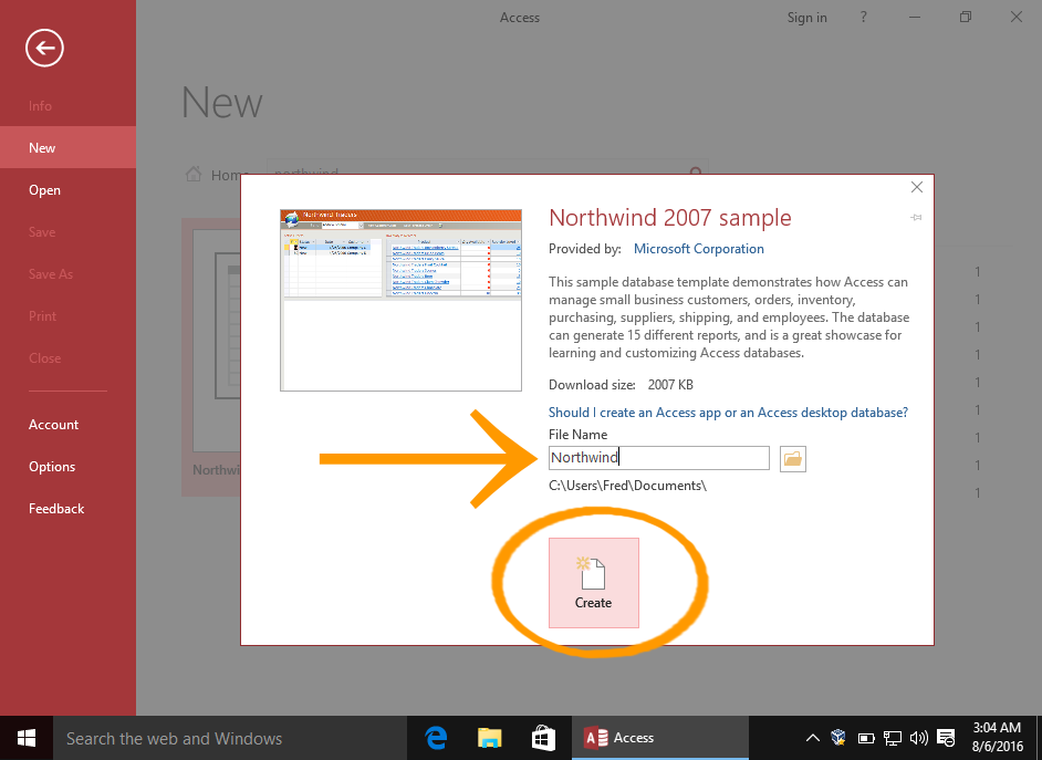 Access 2016: Install the Northwind Database Access 2016: Install the Northwind Database